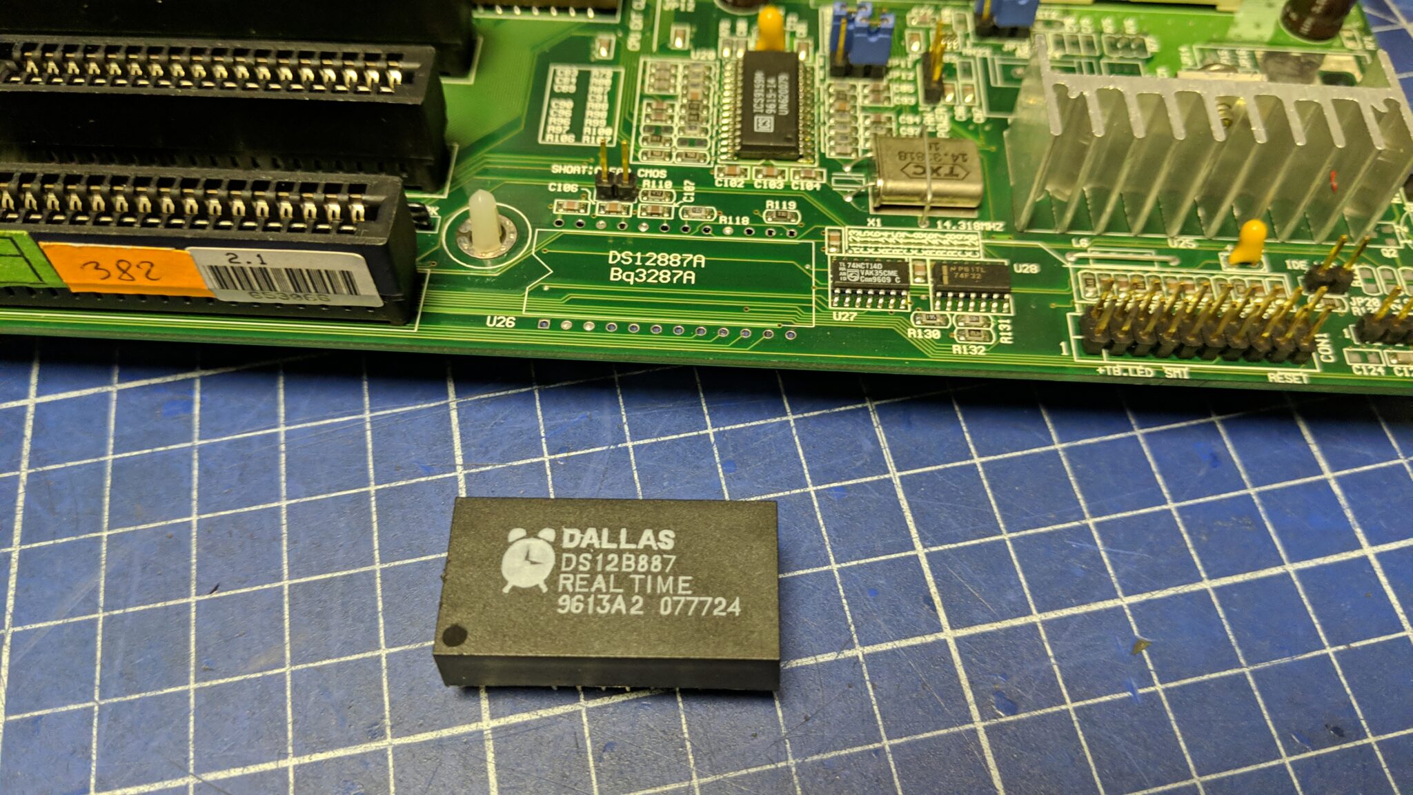 #shorts - CMOS battery failed - Dallas RTC module hax - retrohax.net